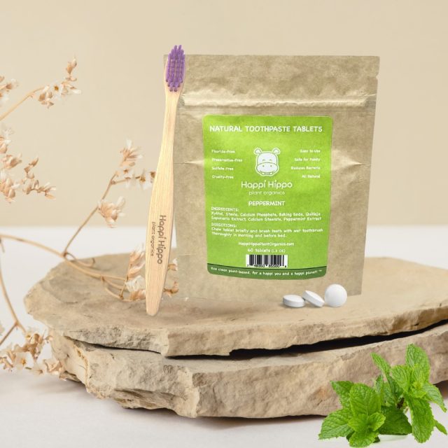 Natural Toothpaste Tablets - Peppermint - California Shop Small