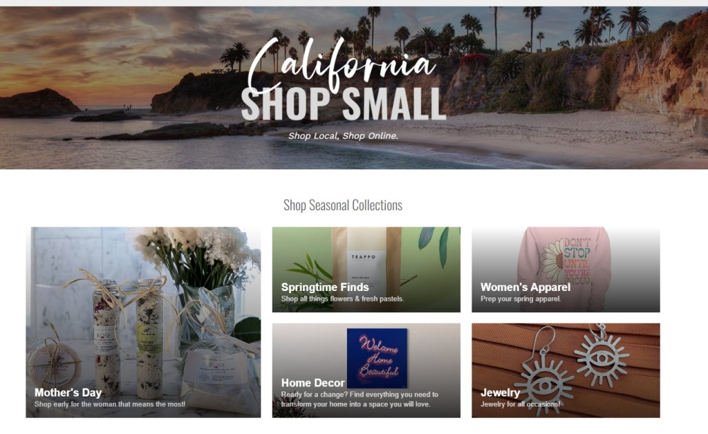 California Shop Small - Online Marketplace for Small Businesses