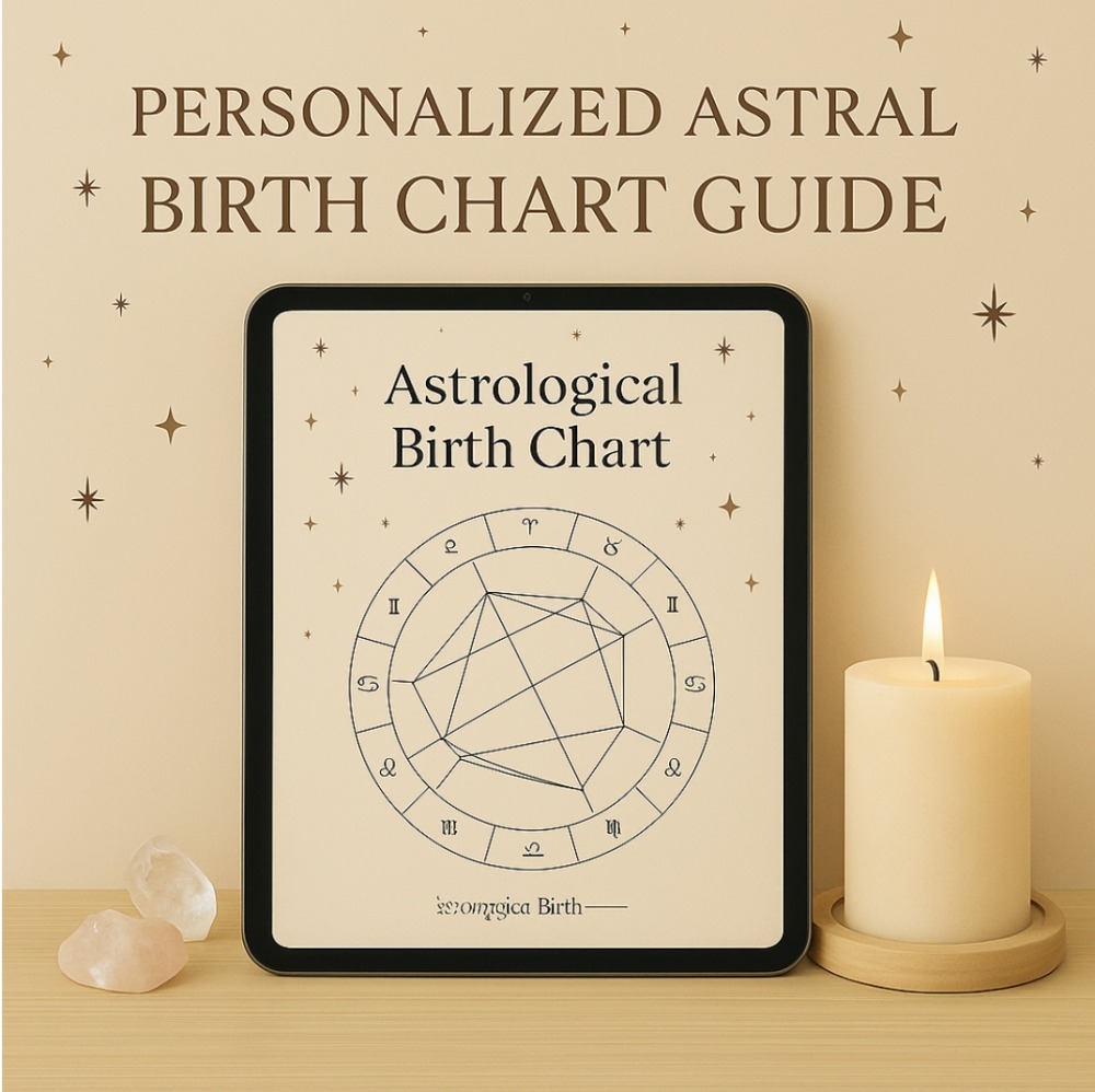 Personalized Astral Birth Chart Guide - California Shop Small