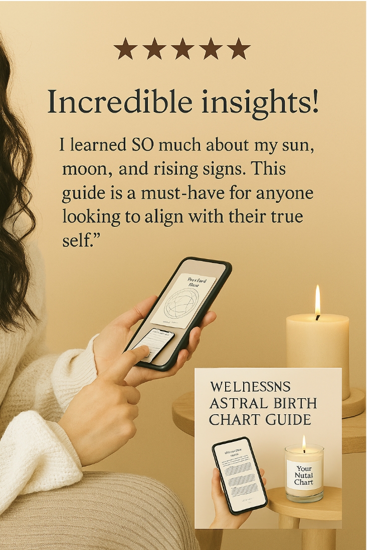 Personalized Astral Birth Chart Guide - California Shop Small